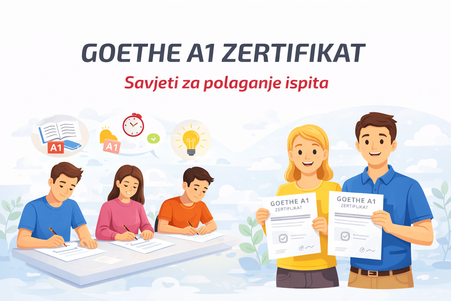 Goethe A1 ispit - savjeti za uspješno polaganje | Njemački Online